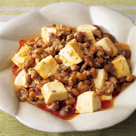 納豆なめこ麻婆豆腐のレシピ・作り方 プロに教わるおいしいレシピ【オレンジページnet】