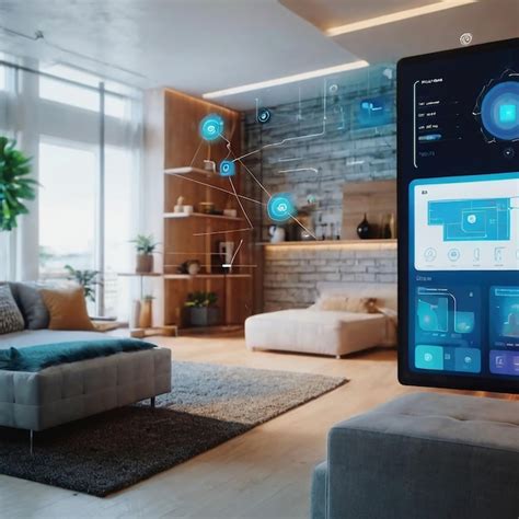 Premium Photo Smart Home Interface Interior Design