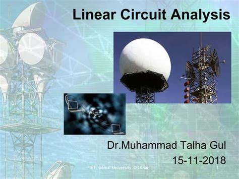 Linear Circuit Analysis 1 Pptx