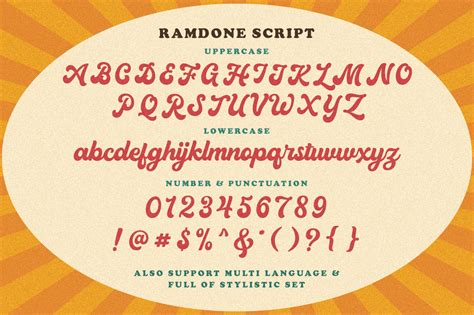 Ramdone Retro Script Retro Font Bold Script 60s Font 70s Font Funky Font Funk Vintage
