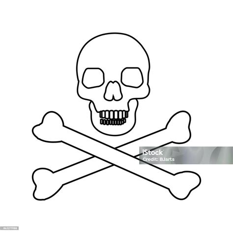 해골 이미지 아이콘 기호 디자인입니다 흰색 배경에 고립 된 두개골의 벡터 그림입니다 할로윈 그래픽입니다 건강관리와 의술에 대한 스톡 벡터 아트 및 기타 이미지 Istock