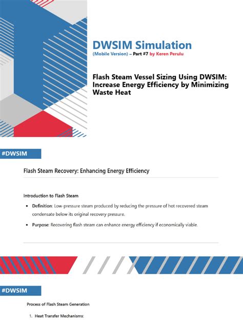 Process Simulation With Dwsim Mobile Pdf Steam Simulation