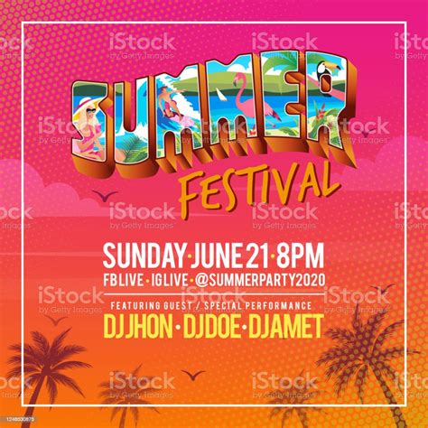 빈티지 열대 글자 엽서 스타일과 해변 배경 여름 축제 배너 배너 전단지 초대 포스터 웹 사이트 또는 인사말 카드에 적합 서핑