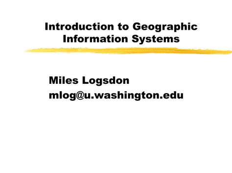 PPT Introduction To Geographic Information Systems PowerPoint Presentation ID