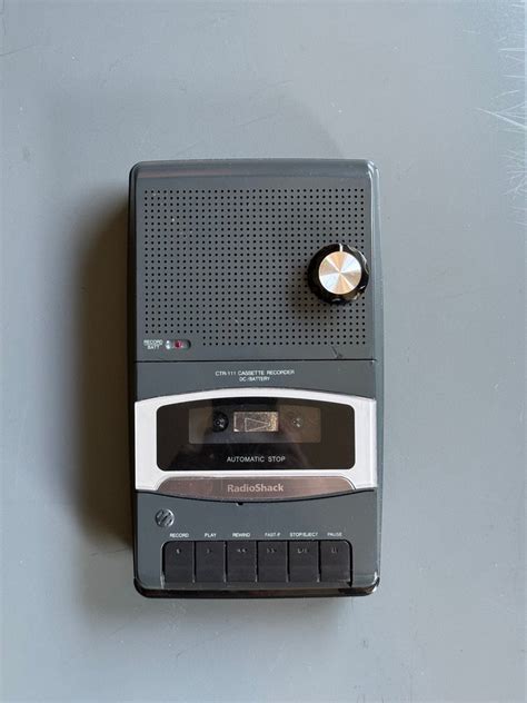 Radio Shack Ctr 111 Cassette Recorder W Extreme Variable Speed Mod Blank Tape Etsy