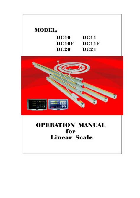 Pdf New Operation Manual For Linear Scale · 2012 2 25 · M When The Length Of The