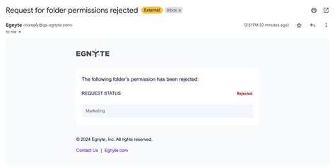 Folder Access Request Egnyte