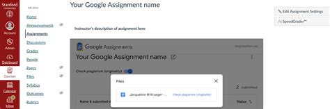 Getting Started With Google Assignments As An Instructor Stanford University