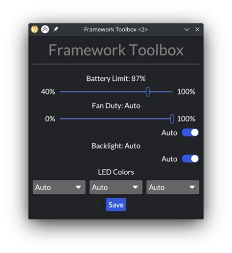 Gui For Ectool Backlight Etc Linux Framework Community