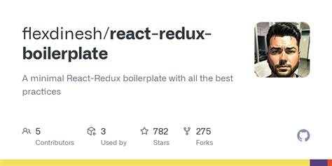 Github Flexdineshreact Redux Boilerplate A Minimal React Redux Boilerplate With All The Best