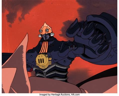 The Big O Big O Production Cel With Production Background And Animation
