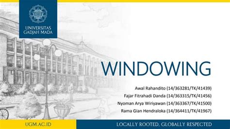 Windowing Signal Processing Pptx