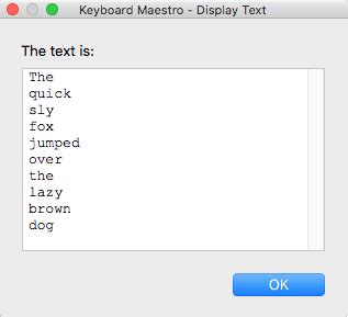 MACRO WordWrap Text Macro Library Keyboard Maestro Discourse