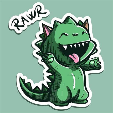 Rawr Dinosaur Cute
