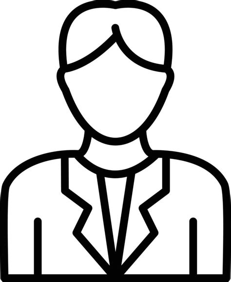 User Line Icon 10930420 Vector Art At Vecteezy