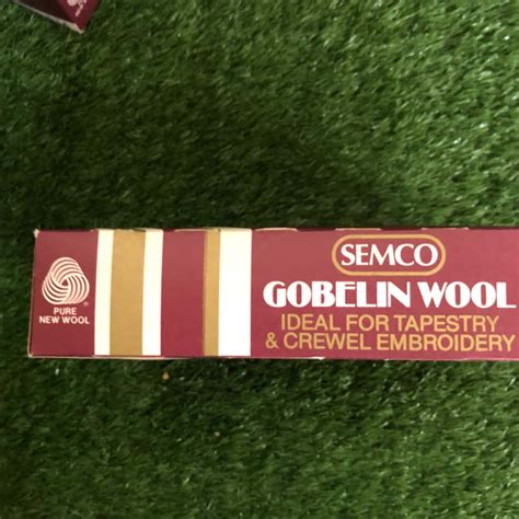 Semco Gobelin Tapestry Crewel Wool 8m X 10 Pieces Pack Dark Green 616
