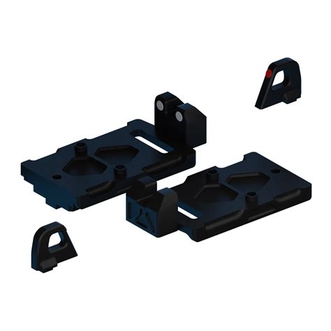 🔫 Airsoft We Glock Rmr Mount W High Sight・ Stl File For ・cults