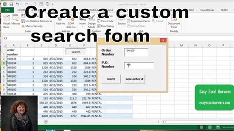 How To Create Search Box In Excel Sheet Printable Forms Free Online