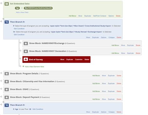 Use Embedded Data To Calculate Age On A Specific Future Date Then Pipe The Result Age Into