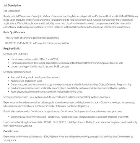 Keshav Rathi On Linkedin Vmware Is Hiring For Backend And Full Stack