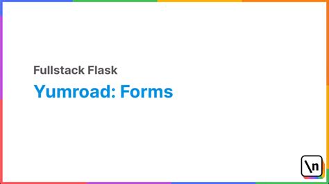 Build Html Forms In A Flask App With Python And Wtforms Newline