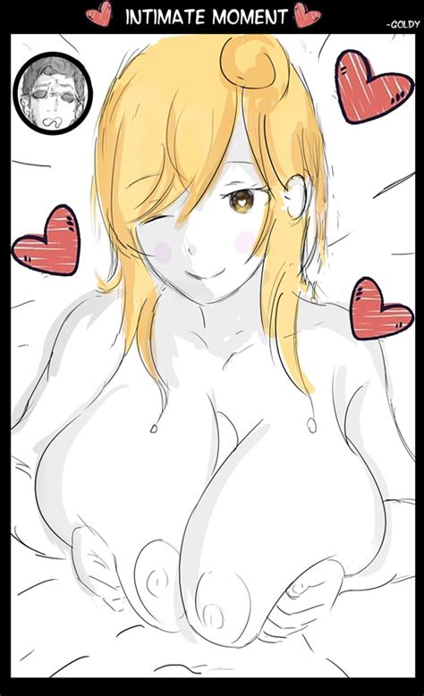 Rule 34 Big Breasts Blonde Hair Couple Original Character Paizuri Sex 8592737