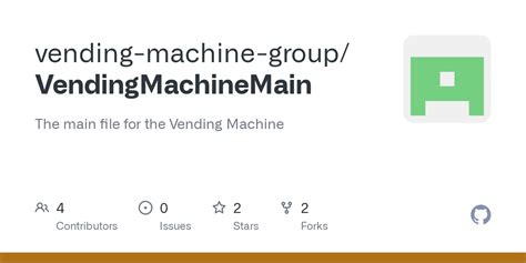 Github Vending Machine Group Vendingmachinemain The Main File For The Vending Machine