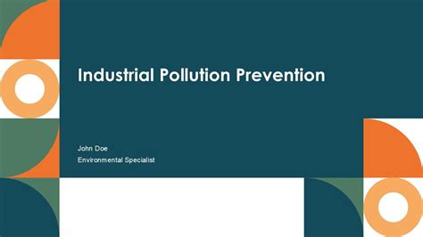 Industrial Pollution Prevention Ppt Powerpoint Acp