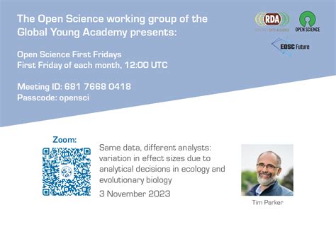Open Science First Fridays Same Data Different Analysts Variation