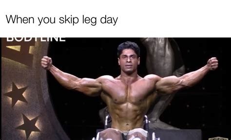 Leg Day Meme