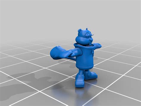 松鼠珊迪 by DIY 3D打印模型文件3D模型库 免费 平价 魔猴网