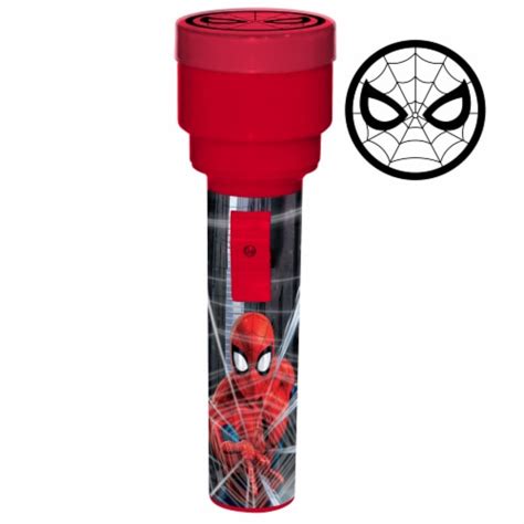 Spider Man Handheld Flashlight Projector Light Halloween Safety Trick Or Treat Night Light 1 Ct