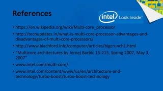 Multicore Processors And Its Advantages PPTX Computing Technology Computing