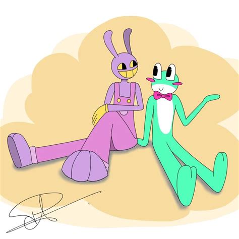 Jax And Ribbit 🐰🐸 Best Friend Forever Or Not Ribbit Abstracted