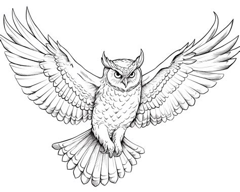 Sova 15 Omalovánky K Vytisknutí Zdarma
