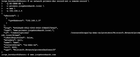 How To Manage DNS Records In The Azure Private Zone Jorge Bernhardt