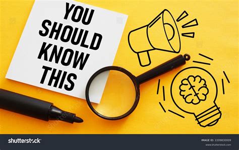 Things You Should Know Clipart You Should Know Stock Illustrations