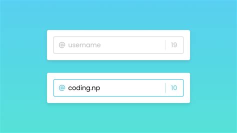 Limit Input Characters Using Html Css And Javascript Youtube