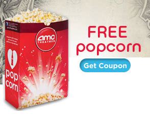 Free Small Popcorn At Amc Movie Theatres Text Offer Heavenly Steals