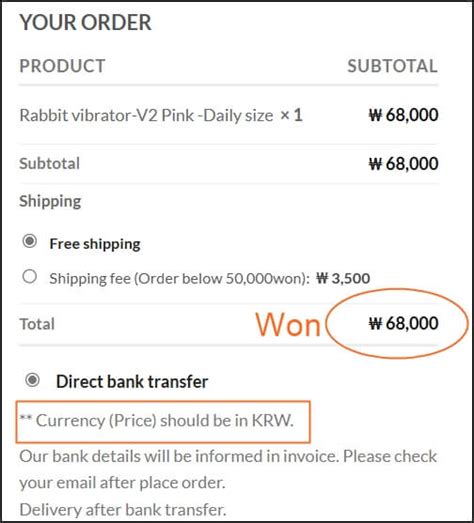 4 Payment Methods Of Foxseoul Adult Shop Korea