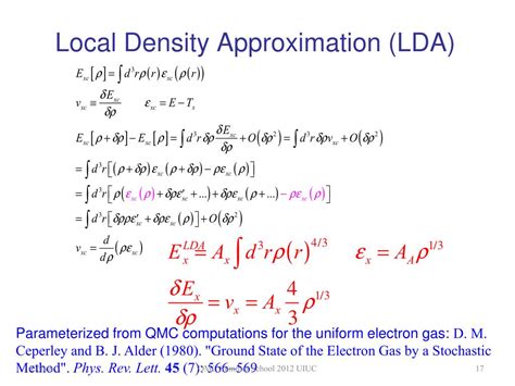 Ppt Introduction To Density Functional Theory Ronald Cohen Geophysical Laboratory Powerpoint