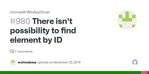 There Isn T Possibility To Find Element By Id Issue Microsoft Winappdriver Github