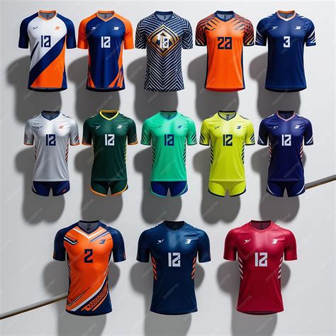 A Visually Stunning Collection Of Mens Volleyball Uniforms Premium Ai Generated Image