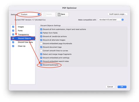 Adobe Deleting Bookmarks After Optimizing Pdf Adobe Community 13562365