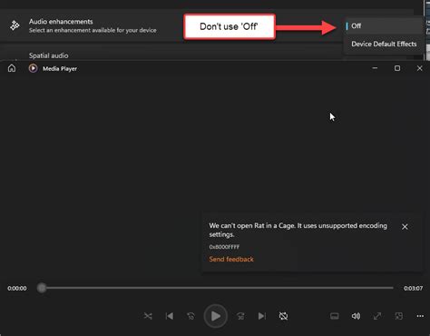 Windows Audio Encoding Failure After Settings Change Rick Strahl S Web Log