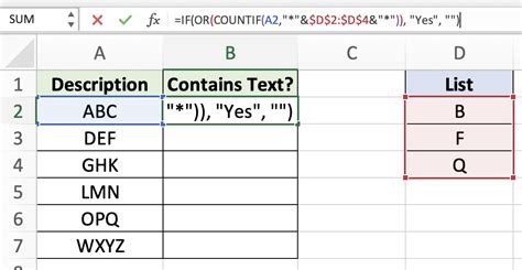 How To Check If Cell Contains Text From List In Excel Smart Calculations