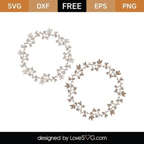 Monogram Frames Svg Cut File Lovesvg Com