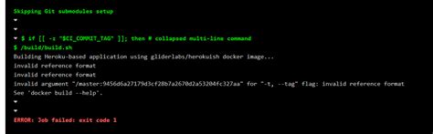 Docker Gitlab Default Autodevops Ci Invalid Tag Name Stack Overflow