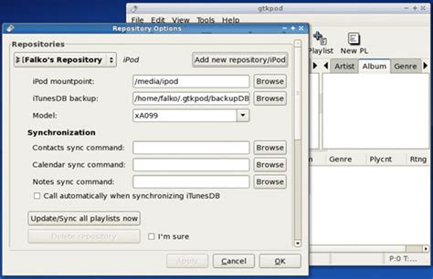 How To Manage An IPod From A Linux Desktop With Gtkpod