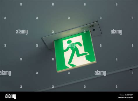 Exit Sign Building Hi Res Stock Photography And Images Alamy